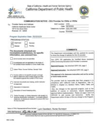 CNA/CDPH - California Healthcare Skills Center